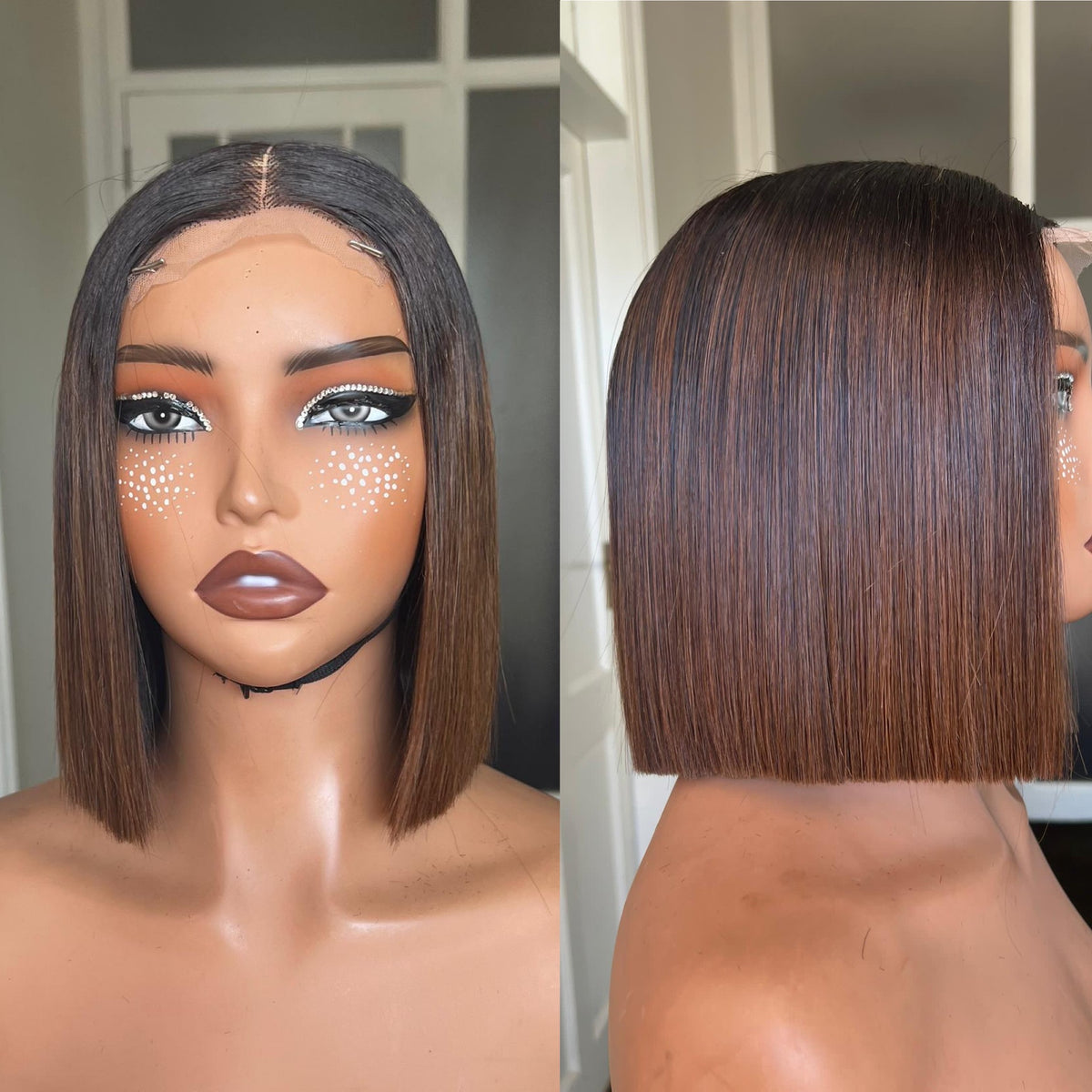 BEST SELLER 8” - 14” Vietnamese SDD Bone Straight Bob Wig 250g – THE ...